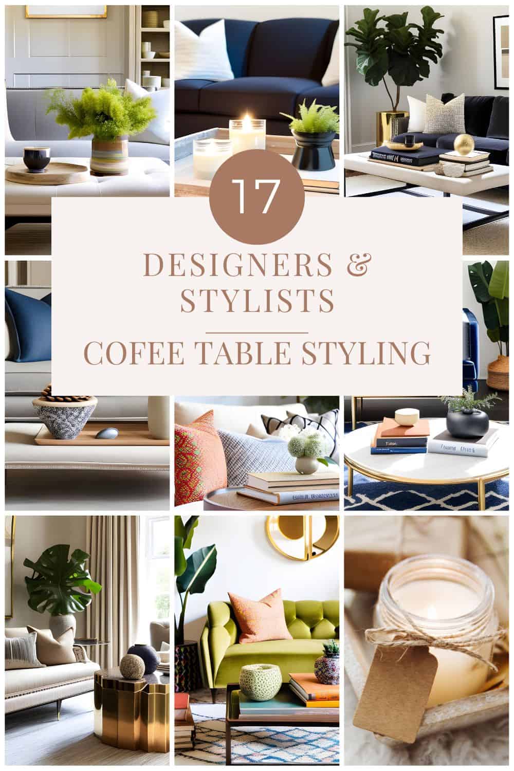 Simple Coffee Table Styling By Leading Designers and Stylists - Pearl ...