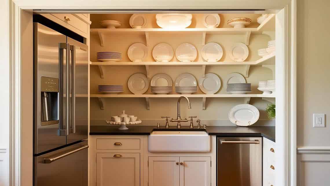 How to Build a Butler’s Pantry from an Existing House Plan - Pearl + Creek